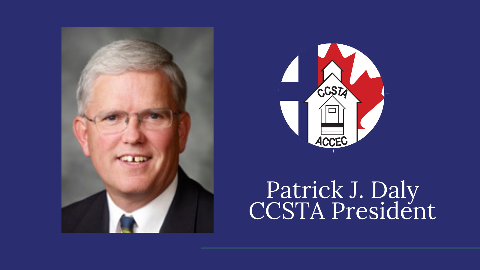 Patrick Daly: A glimpse into the journey of our newest CCSTA President – Canadian Catholic ...