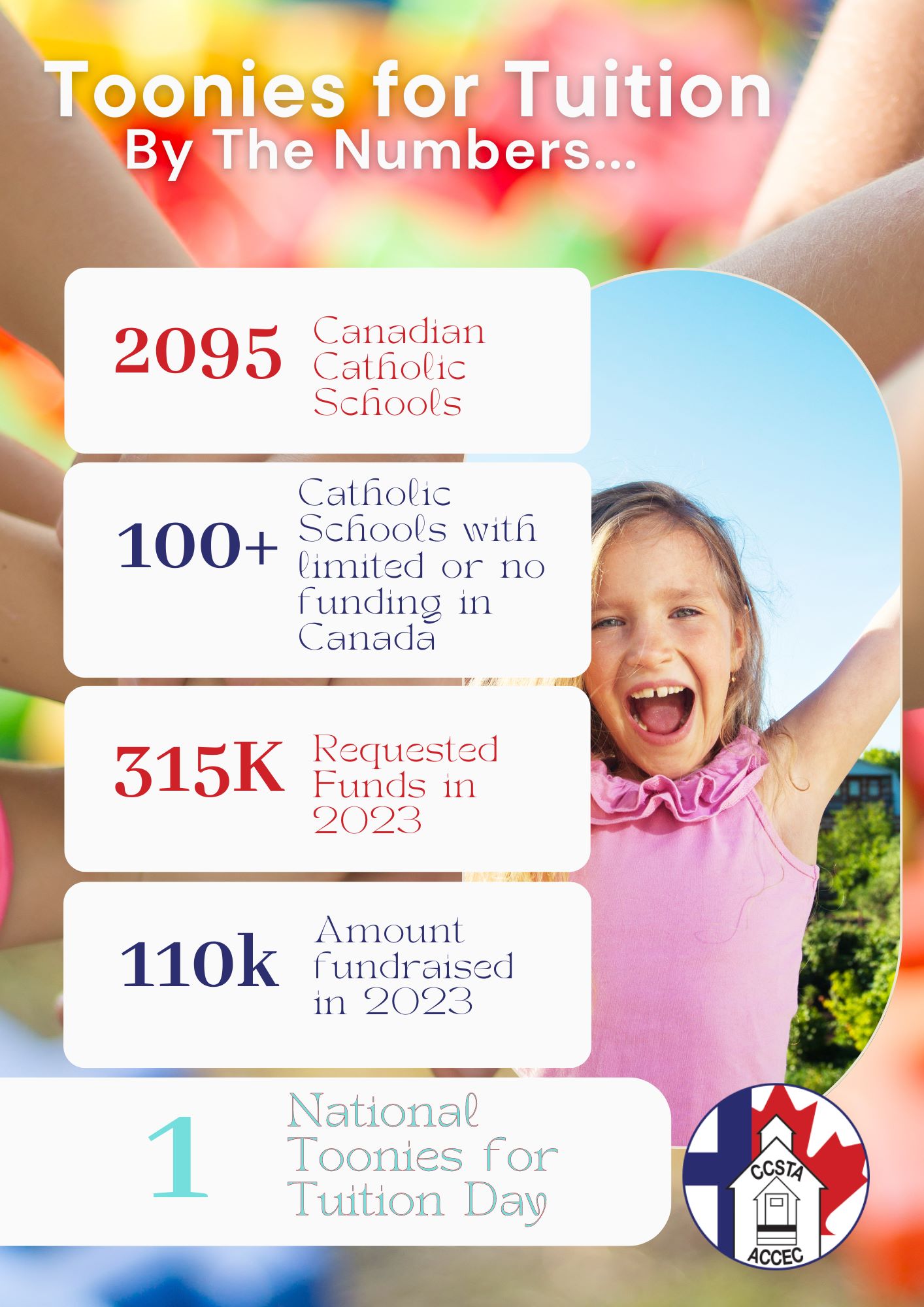 April 30th: Introducing CCSTA’s brand new Toonies for Tuition Day ...